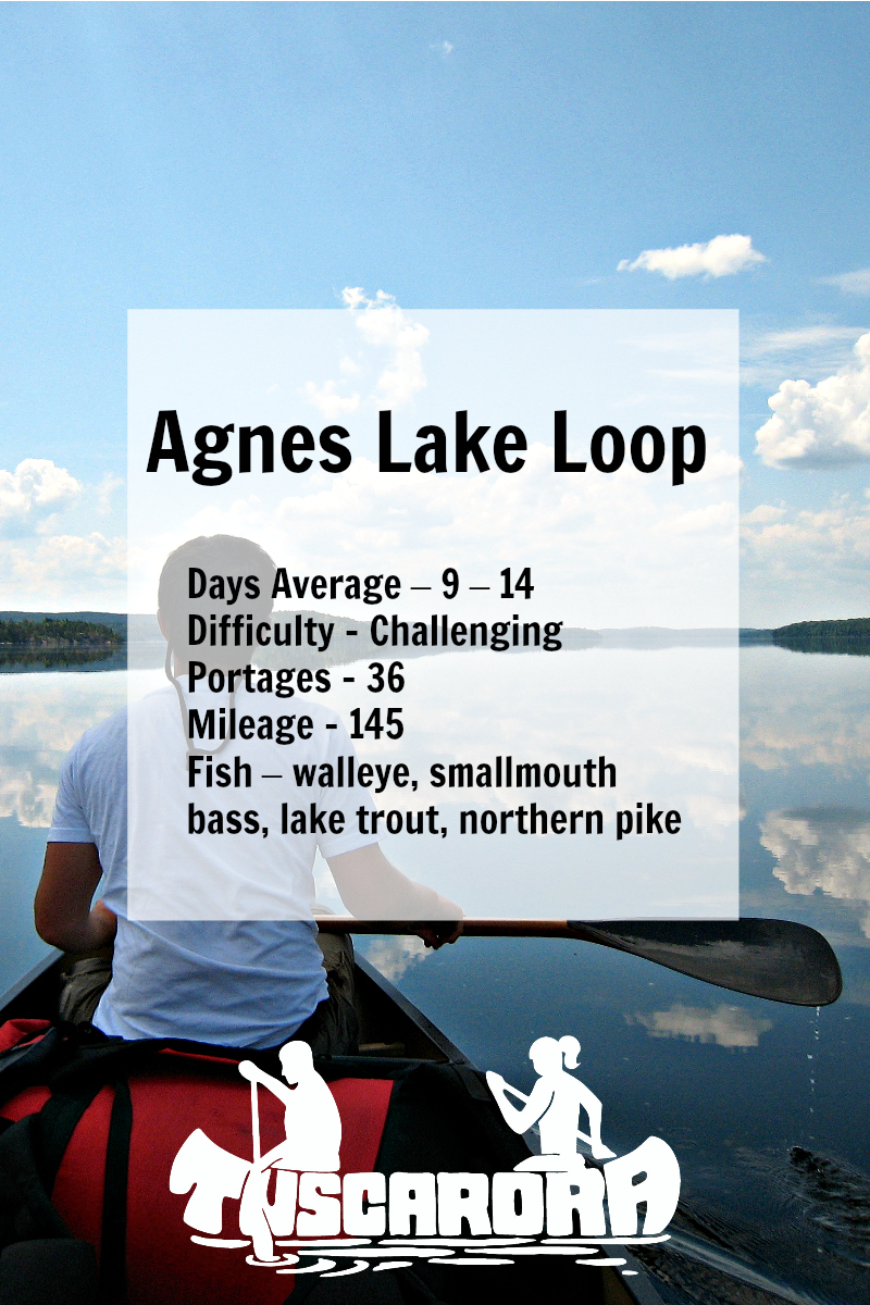 Agnes Lake Loop - Tuscarora Lodge & Canoe Outfitters